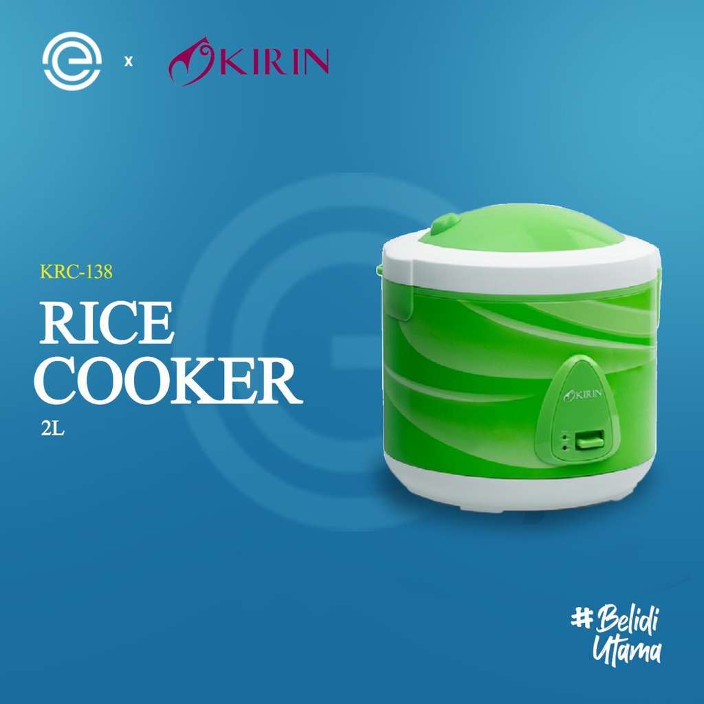 Jual KIRIN Rice Cooker 2 Liter KRC-138 | Shopee Indonesia