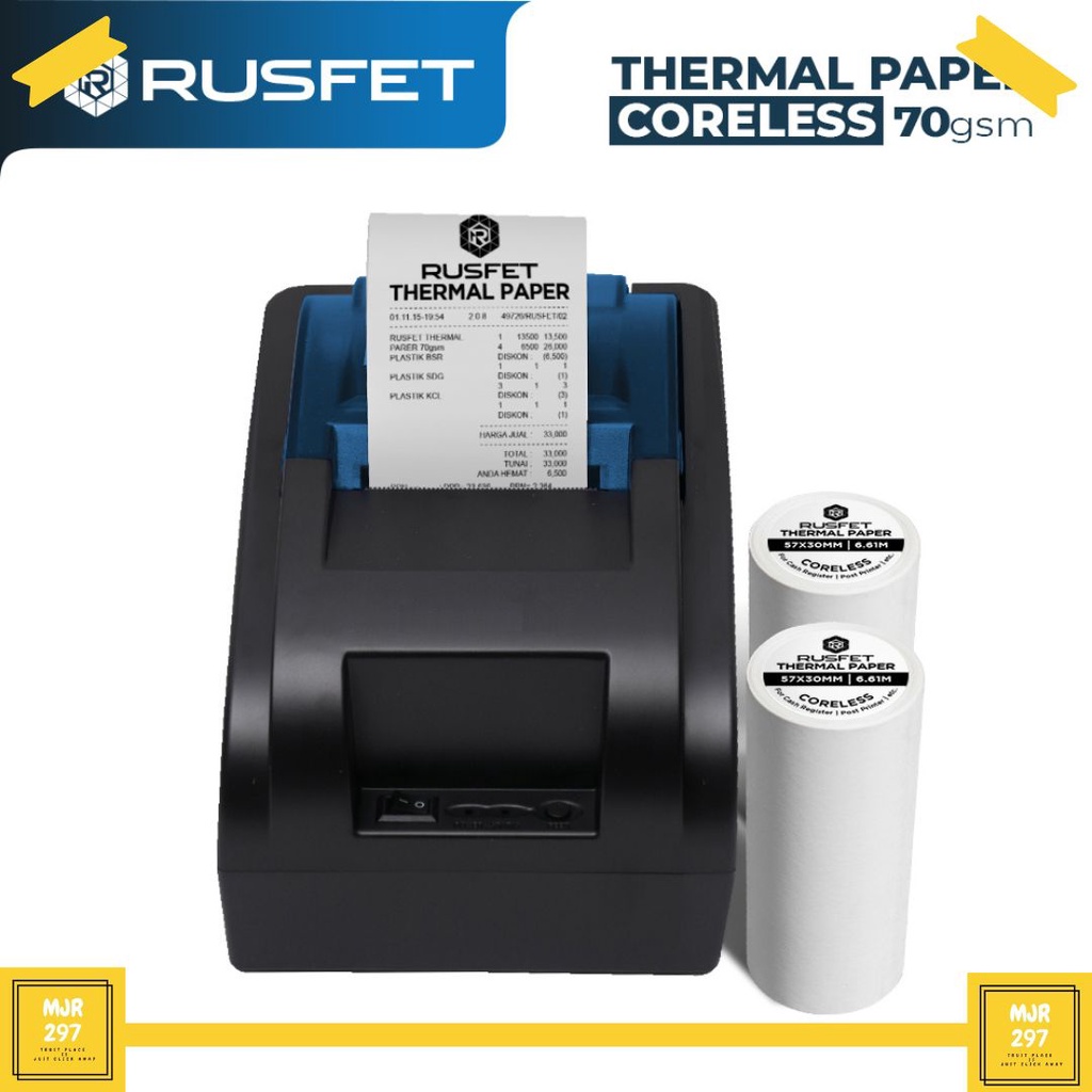 Jual KERTAS TERMAL KASIR STRUK PAPER ROLL THERMAL POS RECEIPT PRINTER ...