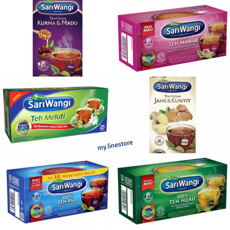 Jual Sariwangi Teh Asli 30's Teh Kurma Madu Sariwangi Teh Hitam Jahe ...