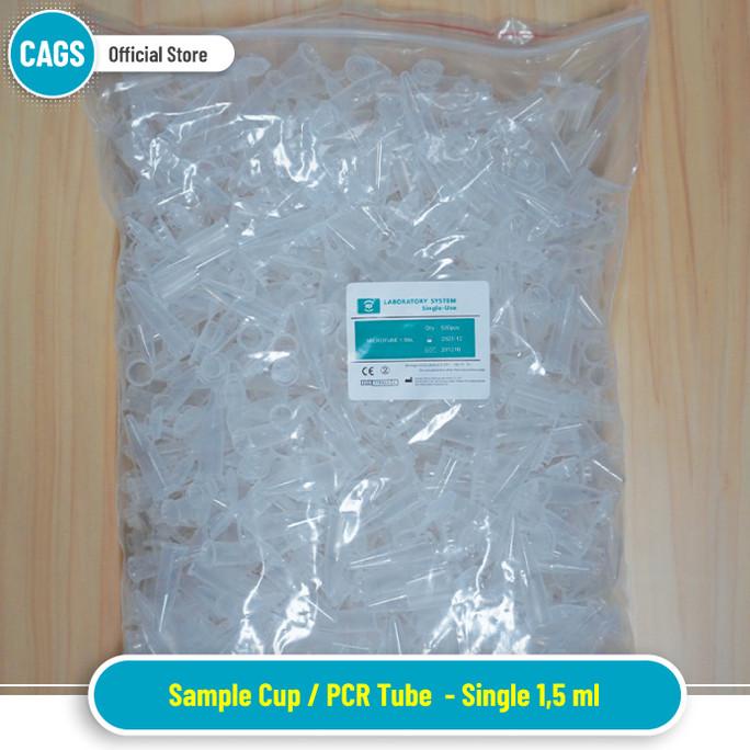 Jual PCR Tube / Sample Cup / Microcentrifuge Tube uk.1,5ml @500pcs per ...