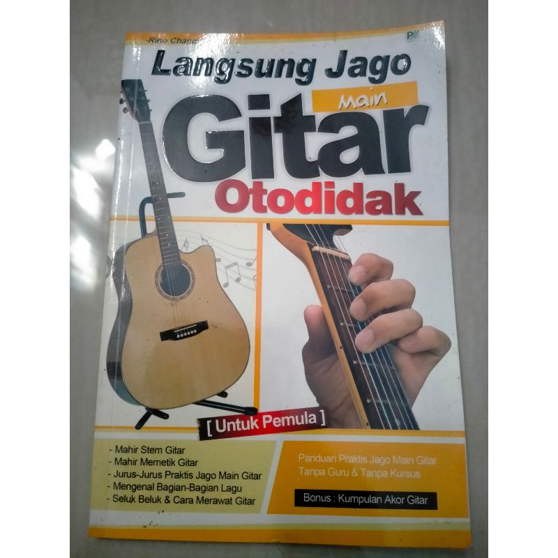 Jual Buku Langsung Jago Main Gitar Otodidak - Rino Chandra | Shopee ...
