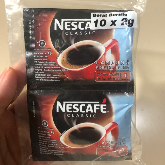 Jual Nescafe classic 2g | Shopee Indonesia