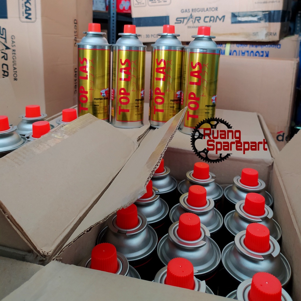 Jual TABUNG GAS PORTABLE / GAS MINI KALENG UNTUK KOMPOR PORTABLE DAN ...