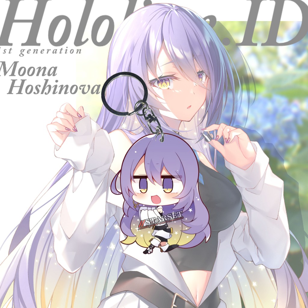 Jual Gantungan Kunci HololiveID Moona Hoshinova - Ganci - Key Chain ...