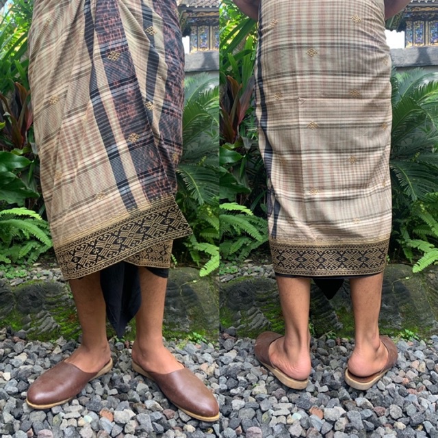 Jual Saput Endek Bordiran Semi Songket | Shopee Indonesia