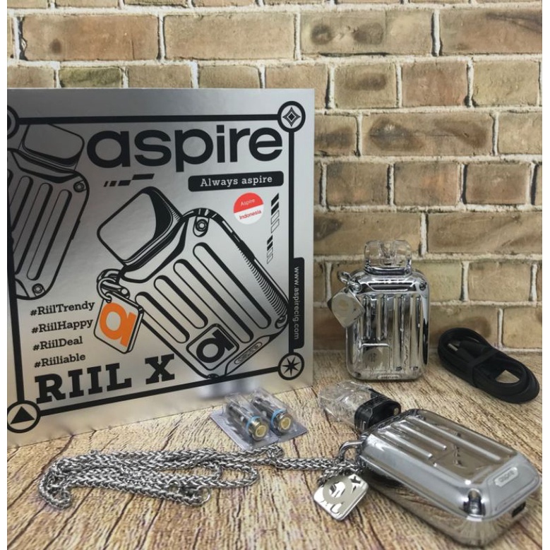 Jual Aspire Riil X Pod Kit Rimowa Pod | Shopee Indonesia