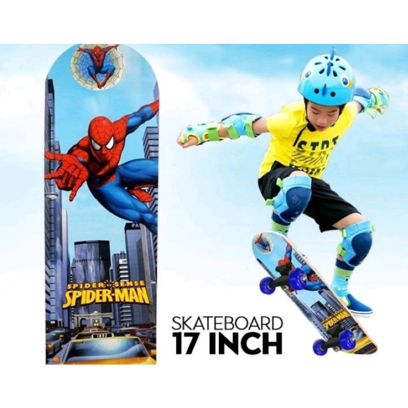 Jual Skateboard Anak Pennyboard Mainan Roda PVC Papan Skate board ...