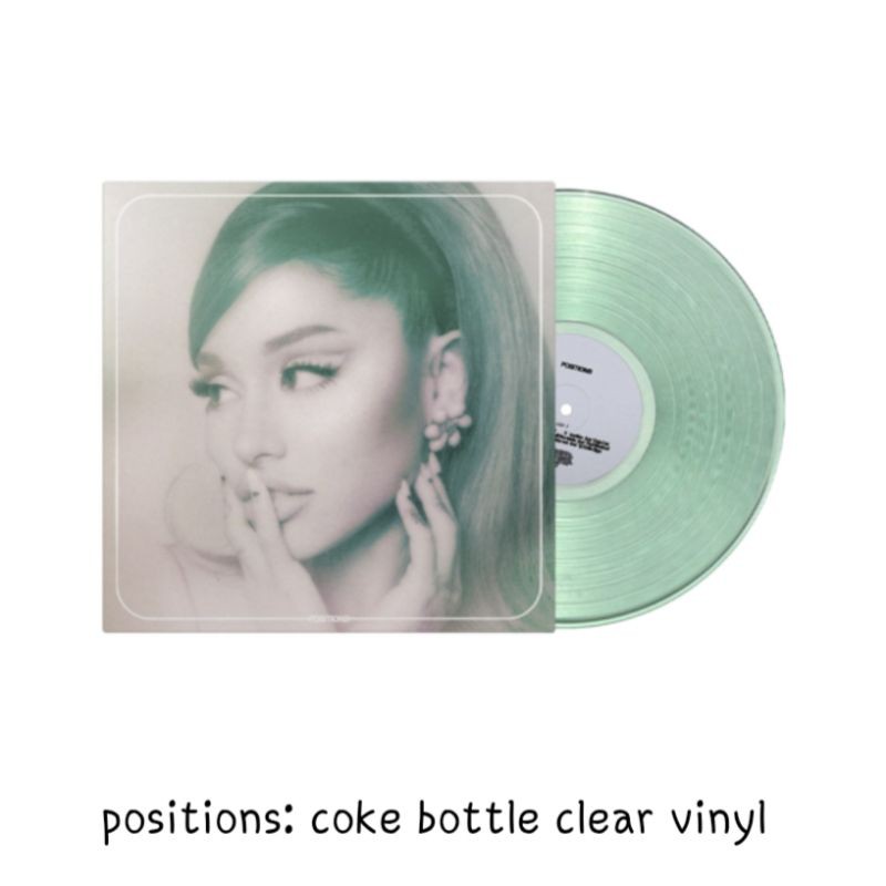 Jual POSITIONS : COKE BOTTLE CLEAR VINYL ARIANA GRANDE OFFICIAL | Shopee Indonesia