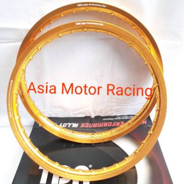 Jual Velg TDR W Shape Set ring 17 x 140 160 Warna Gold Emas | Shopee ...