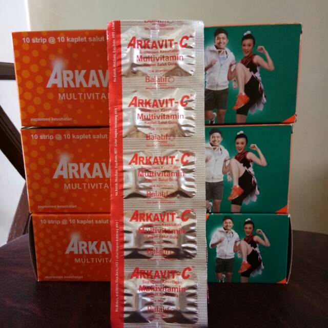 Jual Arkavit C multivitamin 1 strip (10 tablet) | Shopee Indonesia