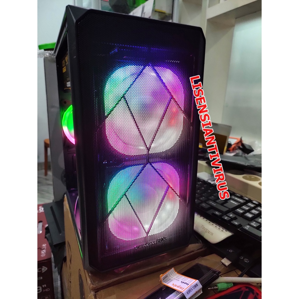 Jual Case Casing PC VenomRX Venom RX NEMESIS 2 RGB Fan Crytal Acrylic ...