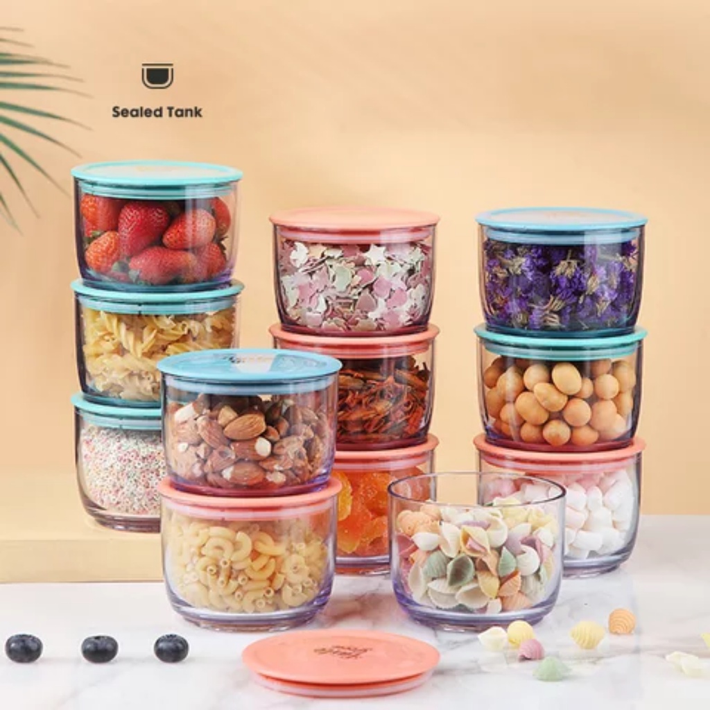 Jual Food jar tahan panas hingga 100 derajat 1 set isi 3 pcs/Set Toples ...