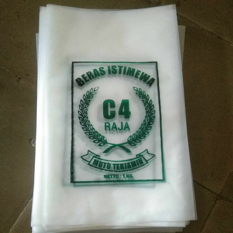 Jual plastik beras kemasan 1 kg c4 mutu terjamin ,kuat tebal,tidak ...