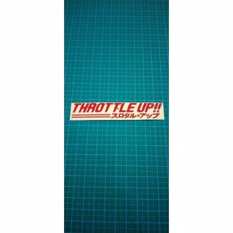 Jual sticker THROTTLE UP | Shopee Indonesia