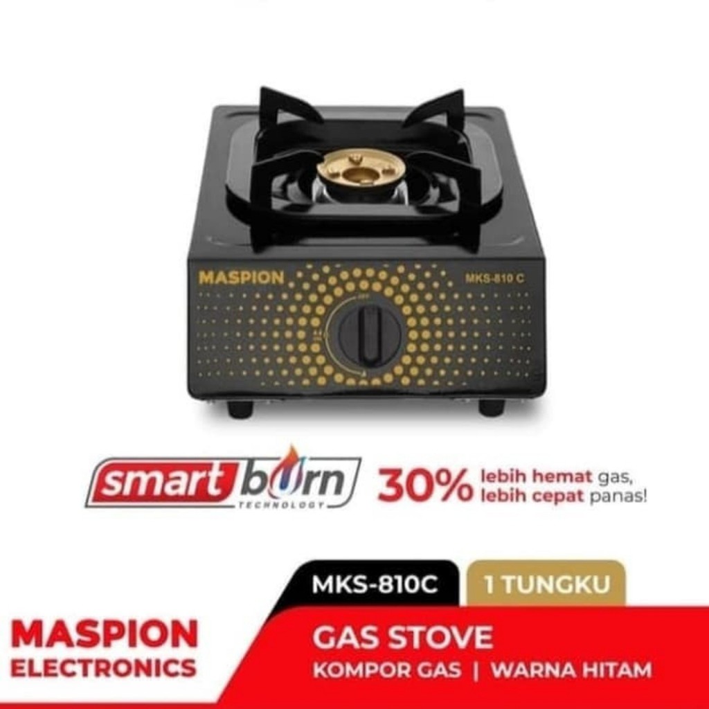 Jual Kompor Gas 1 Tungku Maspion MKS-810C Smart Burn | Shopee Indonesia