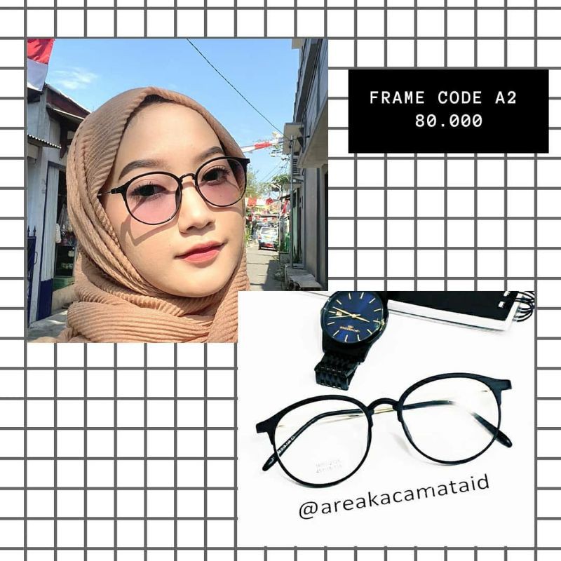 Jual frame kacamata code A2 | Shopee Indonesia