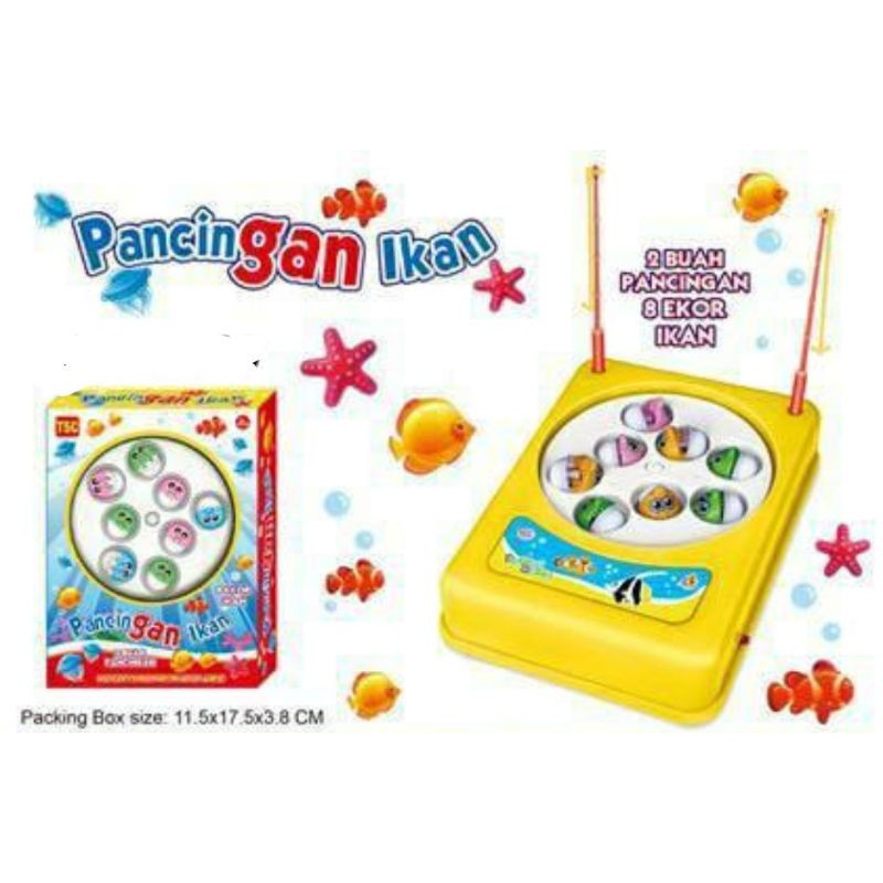 Jual Permainan pancingan ikan putar dos | Shopee Indonesia
