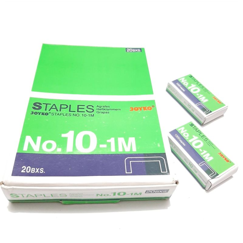 Jual ISI STAPLER / STAPLES MERK JOYKO & MAX 1 PACK | Shopee Indonesia