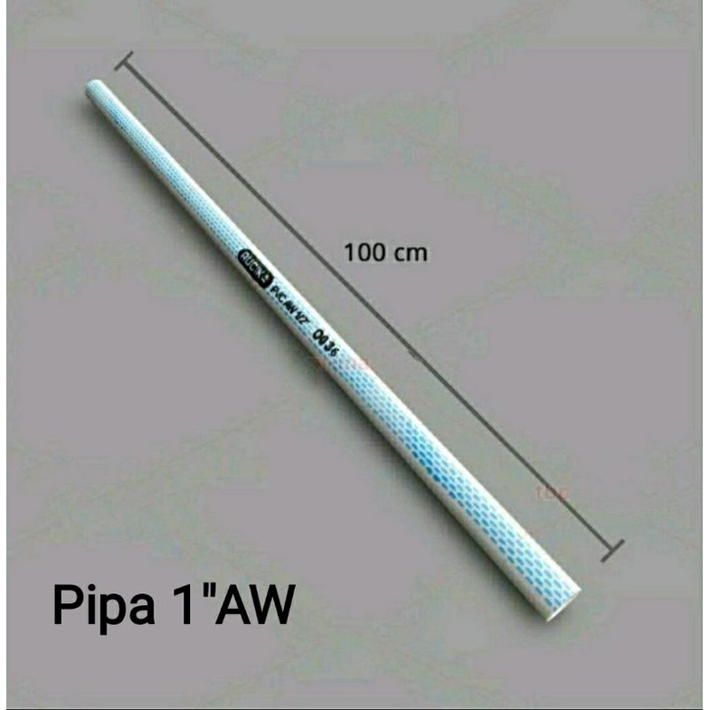 Jual Pipa Potongan 1" Inch AW Rucika 100 Cm Pipa PVC 1 Meter | Shopee ...