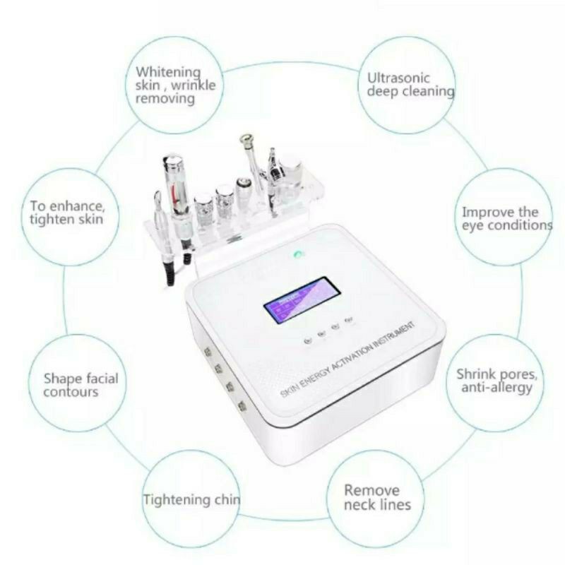 Jual ALAT FACIAL 8 IN 1 MESIN FACIAL 8 FUNGSI ULTRASONIC PENGHILANG ...