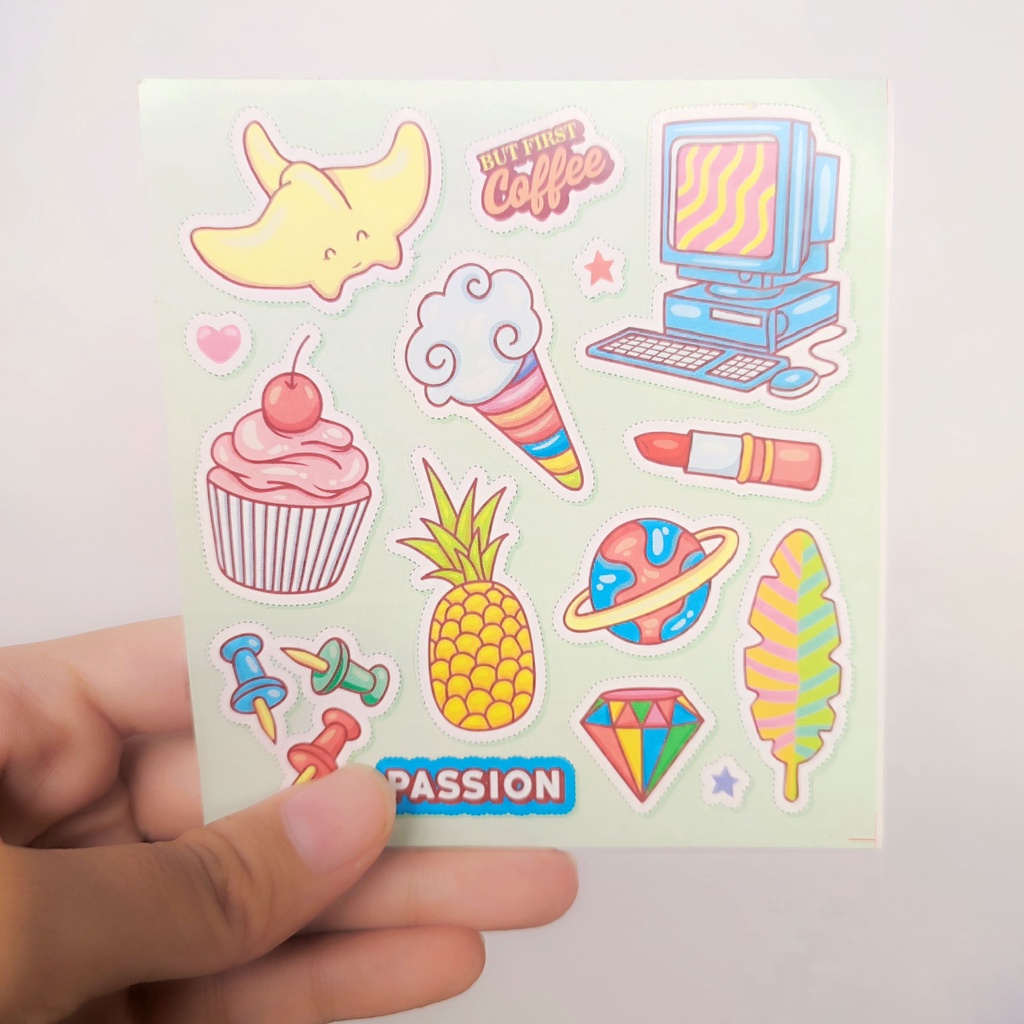 Jual STIKER AESTHETIC DODLE STIKER CASE HP AESTHETIC TUMBLR STIKER ...