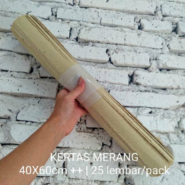 Jual 25pcs Kertas Merang 40x60cm ++ Kertas Gorengan Kertas Daur Ulang ...
