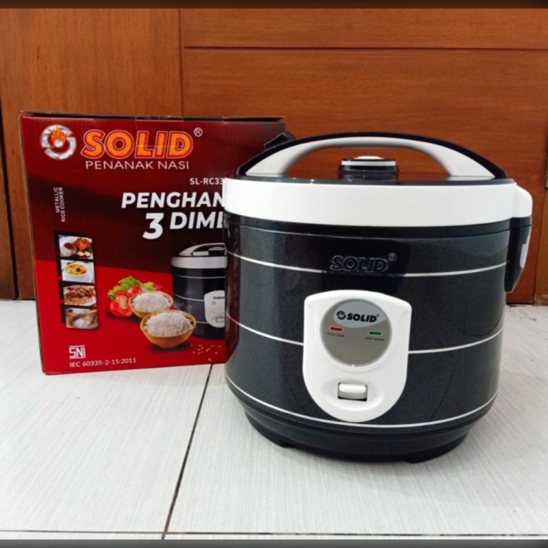 Jual Rice cooker Solid 1,8liter RC3301 / Penanak nasi Solid 1,8liter | Shopee Indonesia