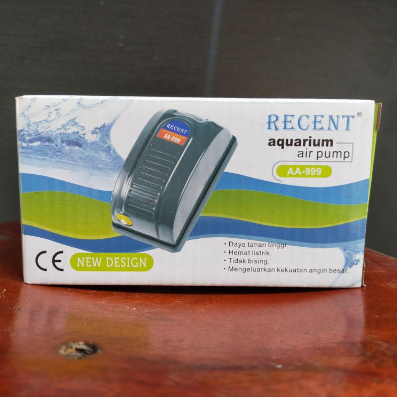 Jual Mesin Aerator / Gelembung Udara Aquarium Recent RC AA999 | Shopee ...