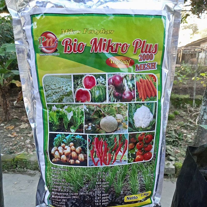 Jual Micro Fertilizer Bio Micro Plus Vegetatif 2000 Mesh | Shopee Indonesia
