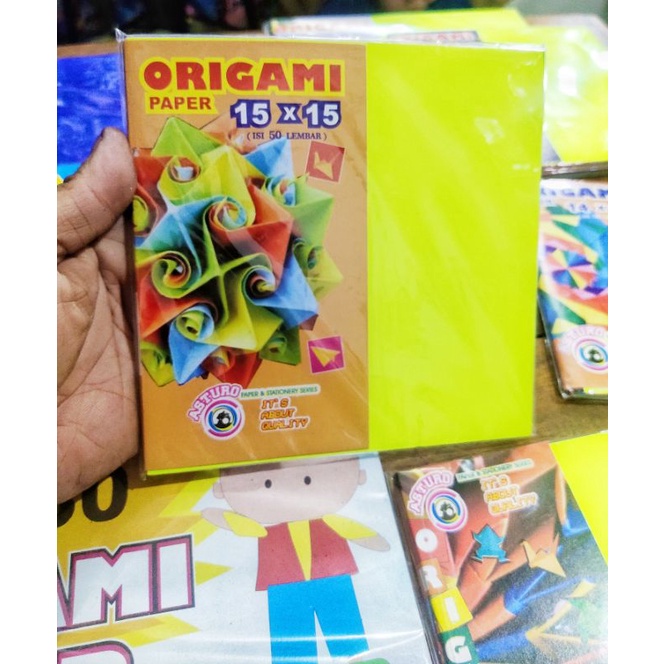 Jual Kertas Origami Asturo 15cmx 15cm | Shopee Indonesia