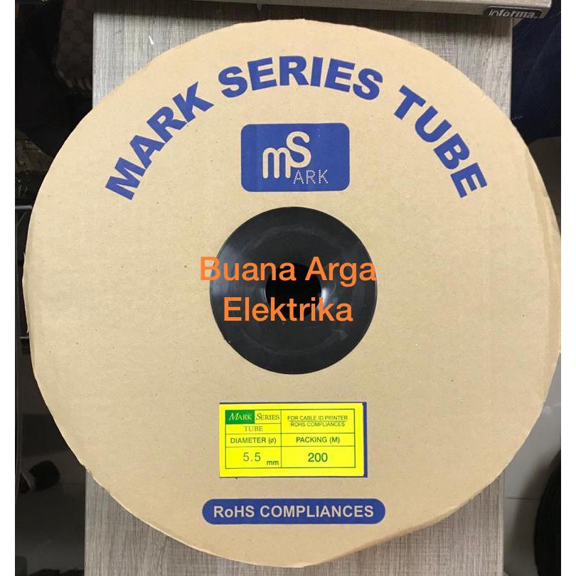 Jual Marker tube / Marking Tube MARK SERIES 5.5 - Kabel Ukuran 6mm ...