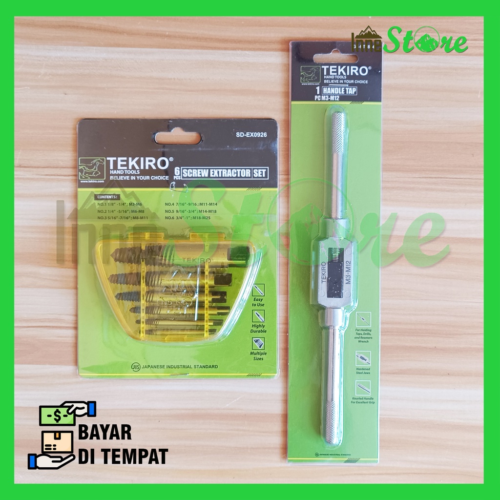 Jual Paket Tekiro gagang tap / handle tap / gagang senai Tekiro m3-m12 | Shopee Indonesia