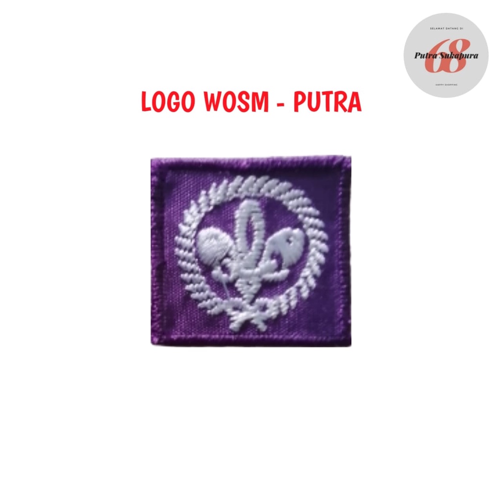 Jual BIJIAN - Logo/Patch/Badge Wosm Pramuka (Tanda pandu Dunia ...