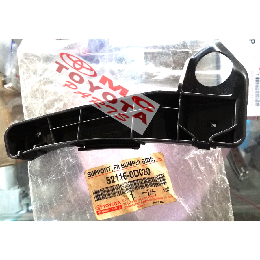 Jual Support Bracket Breket Bumper Depan Kiri Vios Liom Old 52116-0D020 ...