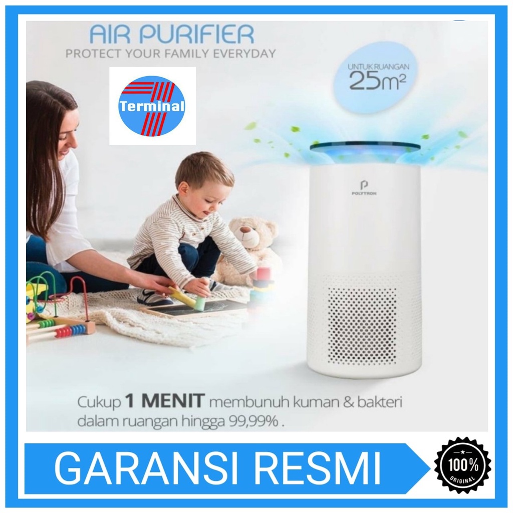 Jual POLYTRON Air Purifier PAP 125 with HEPA UV Sterilizer Up 25m2 ...