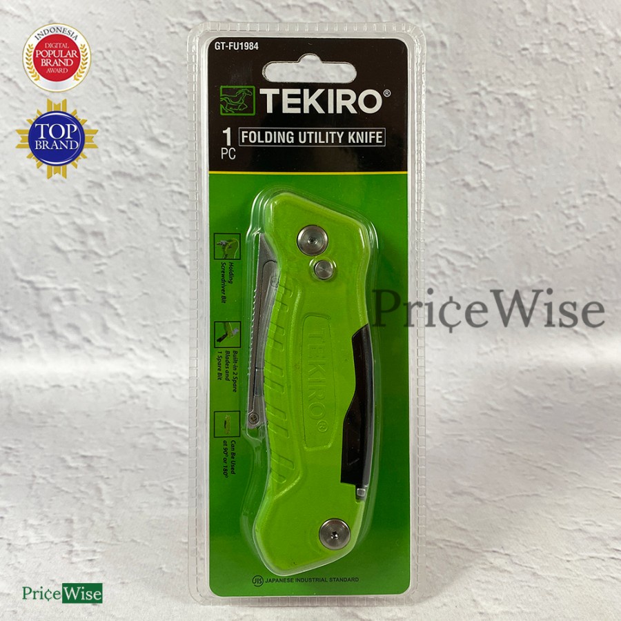 Jual Folding Utility Knife Tekiro / Cutter Multifungsi / Cutter Knife ...