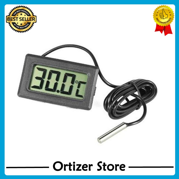 Jual Murah Digital Thermometer dengan kabel sensor probe Keren | Shopee ...