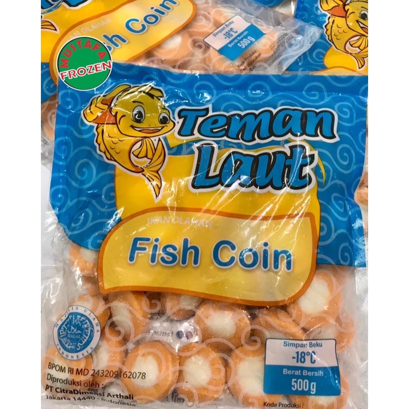Jual Teman Laut Fish Coin (500gr) | Shopee Indonesia
