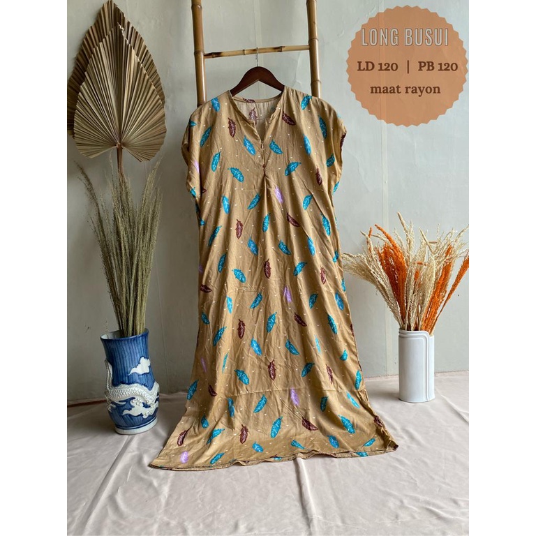 Jual (GROSIR) DASTER PANJANG LENGAN PENDEK Baju Dress Daster Busui ...