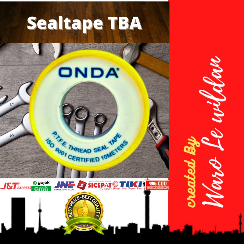Jual Sealtape seal tape 10 meter ONDA ASLI seltip isolasi solatif kran ...