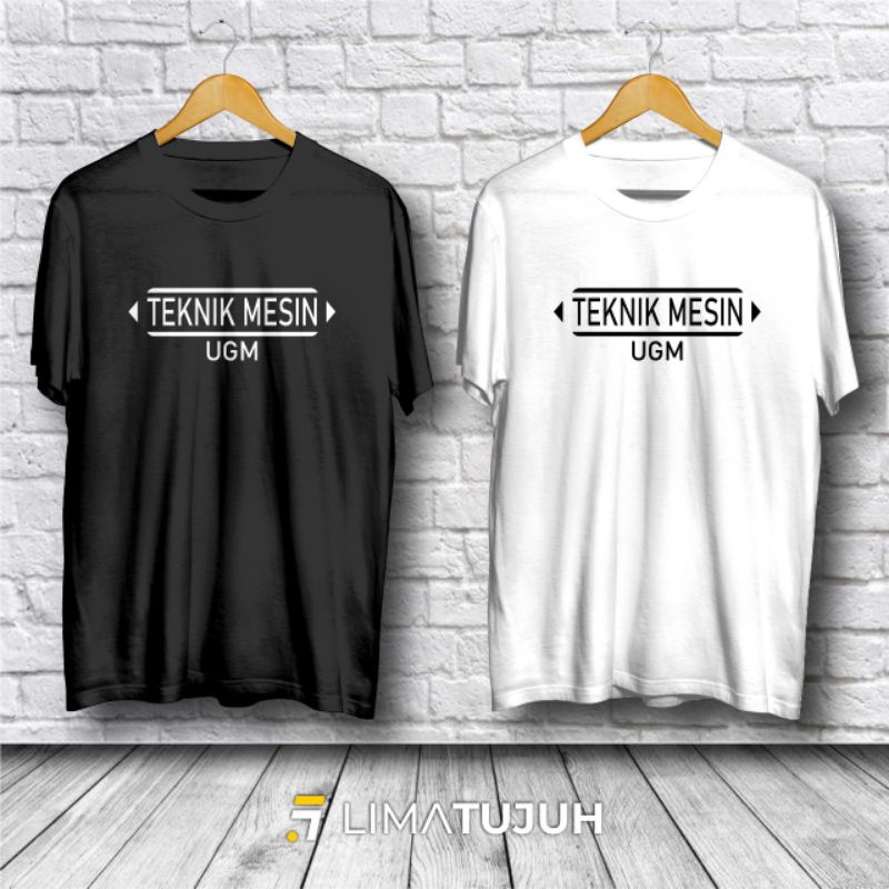 Jual Kaos Baju Teknik Mesin UGM / Kaos Universitas UGM Bahan Premium ...