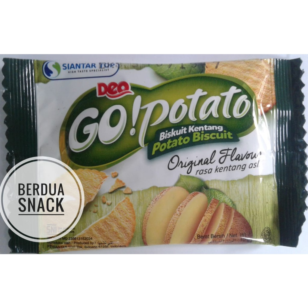 Jual Go Potato Biskuit Kentang Original Siantar Top ( 10gr x 20 ...