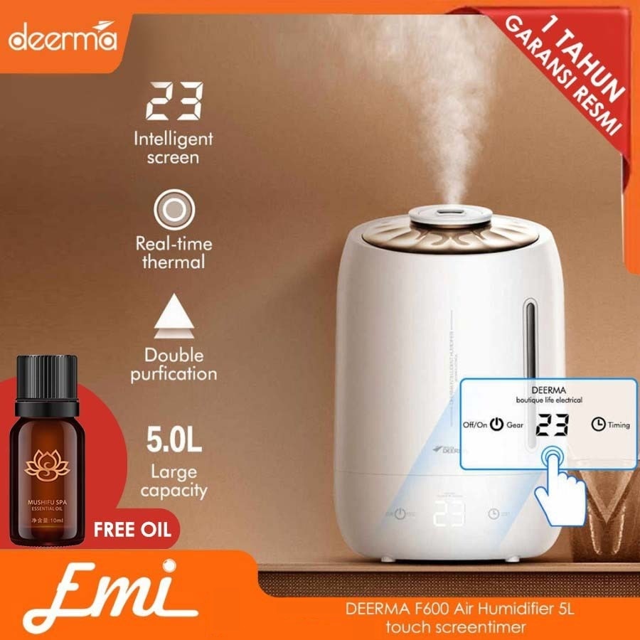 Jual DEERMA F600 Air Humidifier Ultrasonic Large 5L | Shopee Indonesia