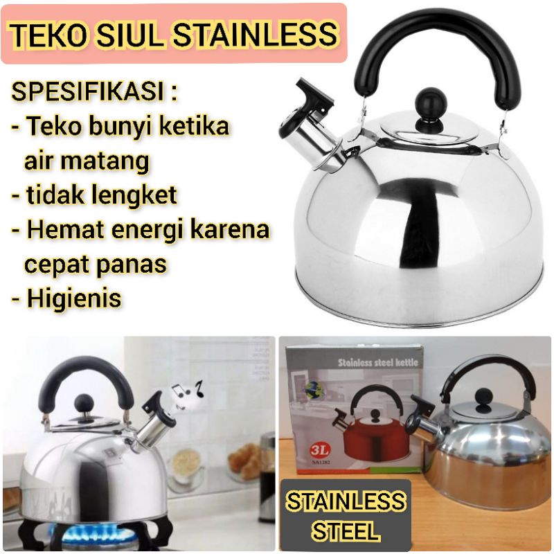 Jual TEKO SIUL STAINLESS | Shopee Indonesia