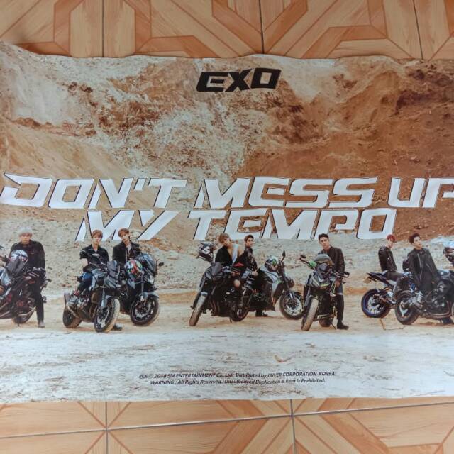 Jual POSTER OFFICIAL EXO DON'T MESS UP MY TEMPO,MODERATO VER | Shopee ...