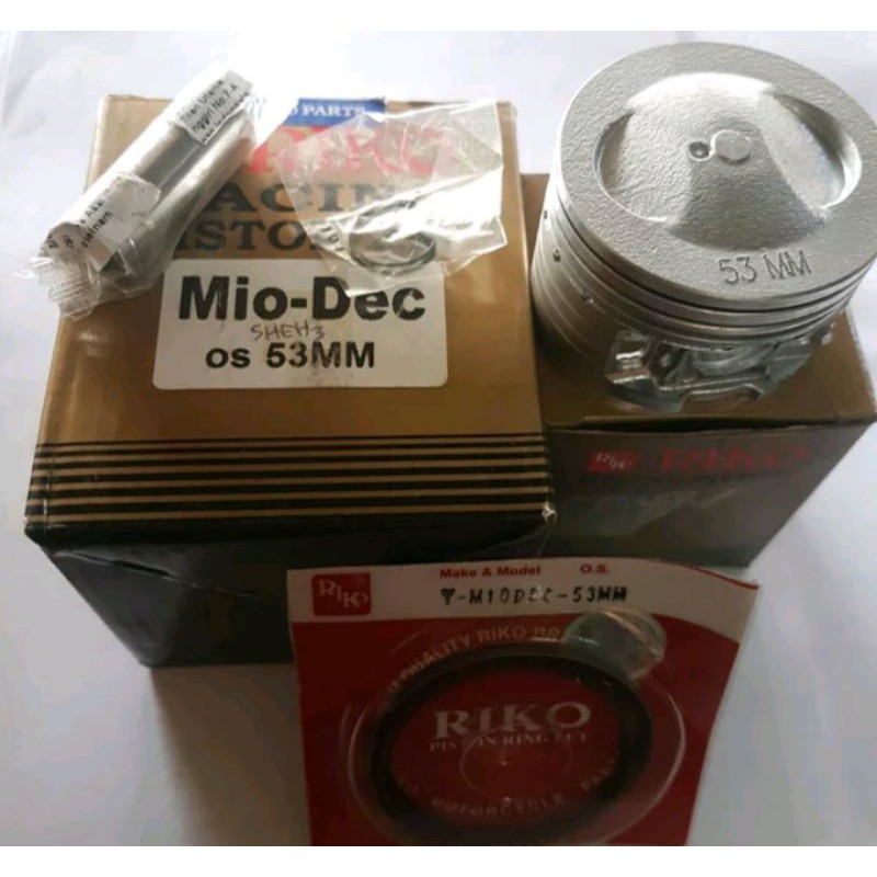 Jual PISTON KIT MIO 52mm 52.5mm 53mm 53.5mm 54mm 54.5mm | Shopee Indonesia