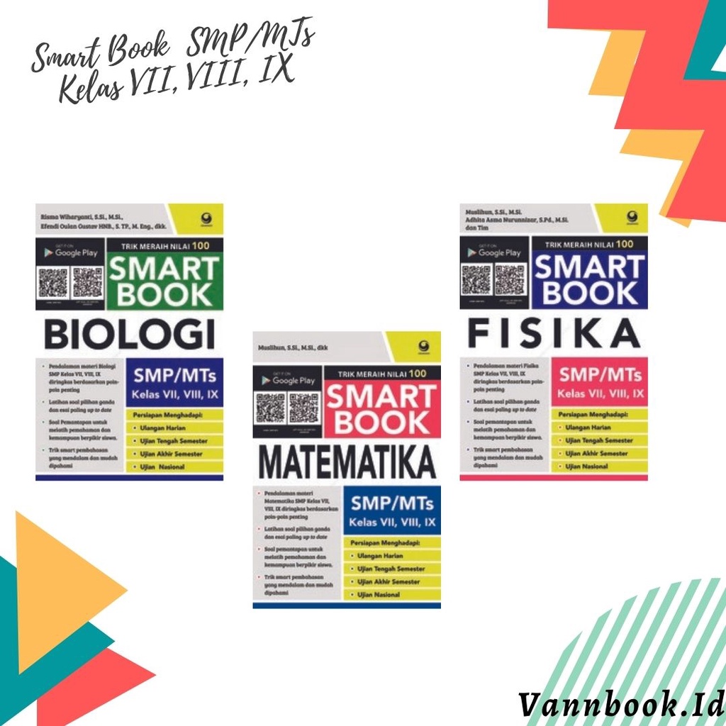 Jual Smart Book SMP/MTs Kelas VII, VIII, IX | Shopee Indonesia