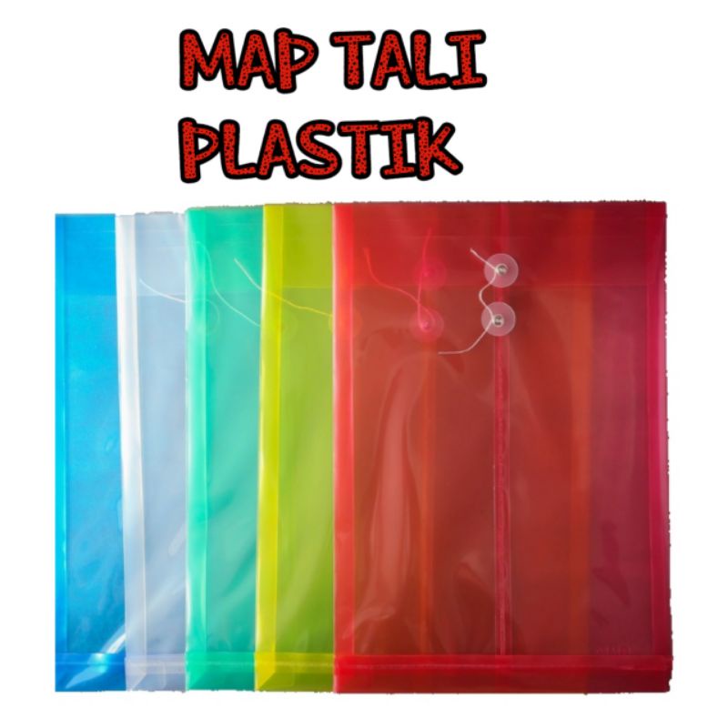 Jual Map Plastik Tali Transparan Folio | Shopee Indonesia