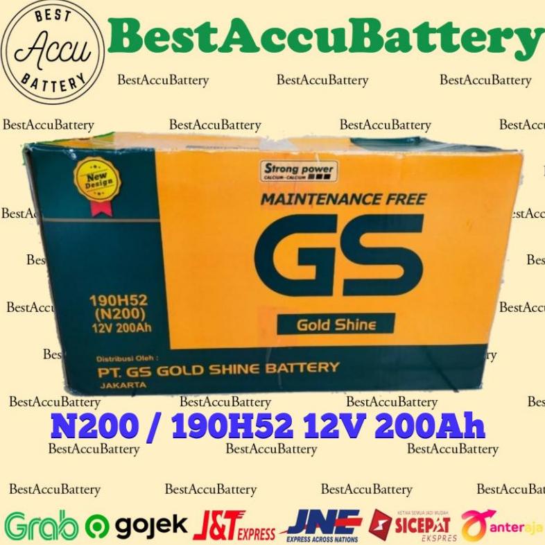 Jual Aki Truk, Genset, Aki Kapal, Alat Berat, dan Industri N200 GS MF 12V 200Ah Aki Kering ...