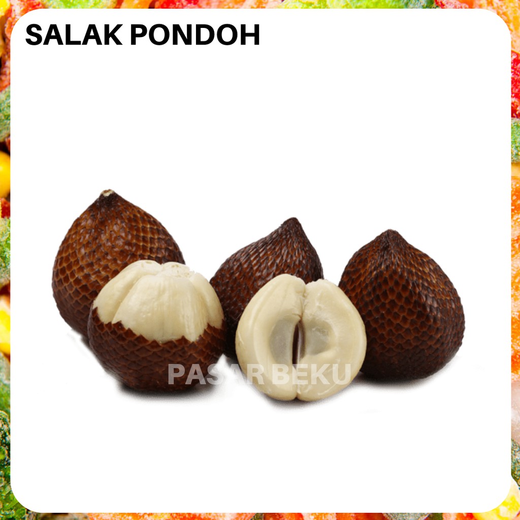 Jual Salak Pondoh Asli Manis 1Kg Buah Segar Pasar Beku Padang | Shopee ...
